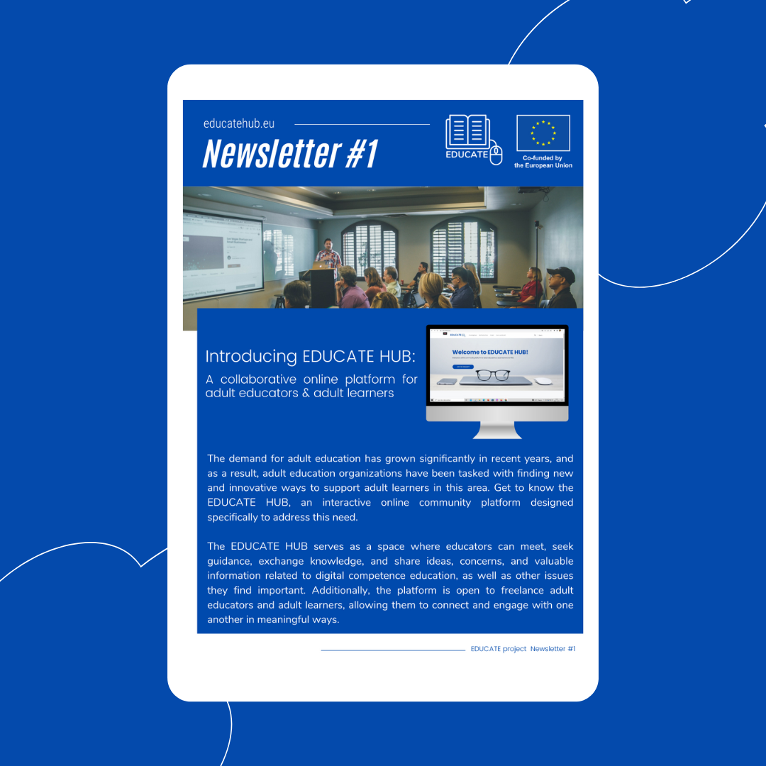 EDUCATE HUB – Interactive online community platform for adult educators ...